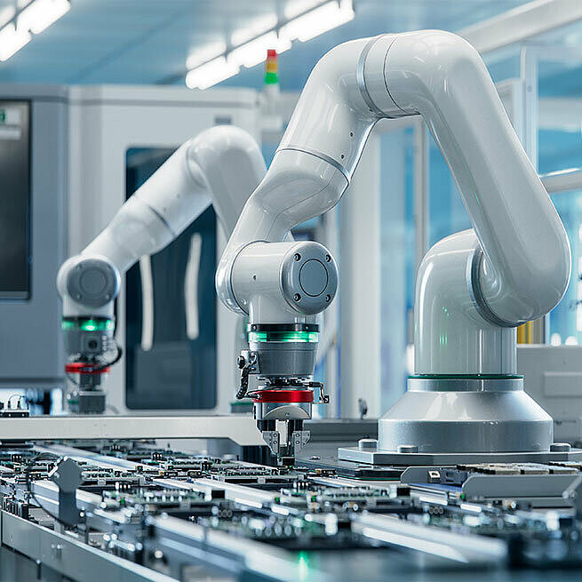 Roboter als Arbeitskräfte - Achema